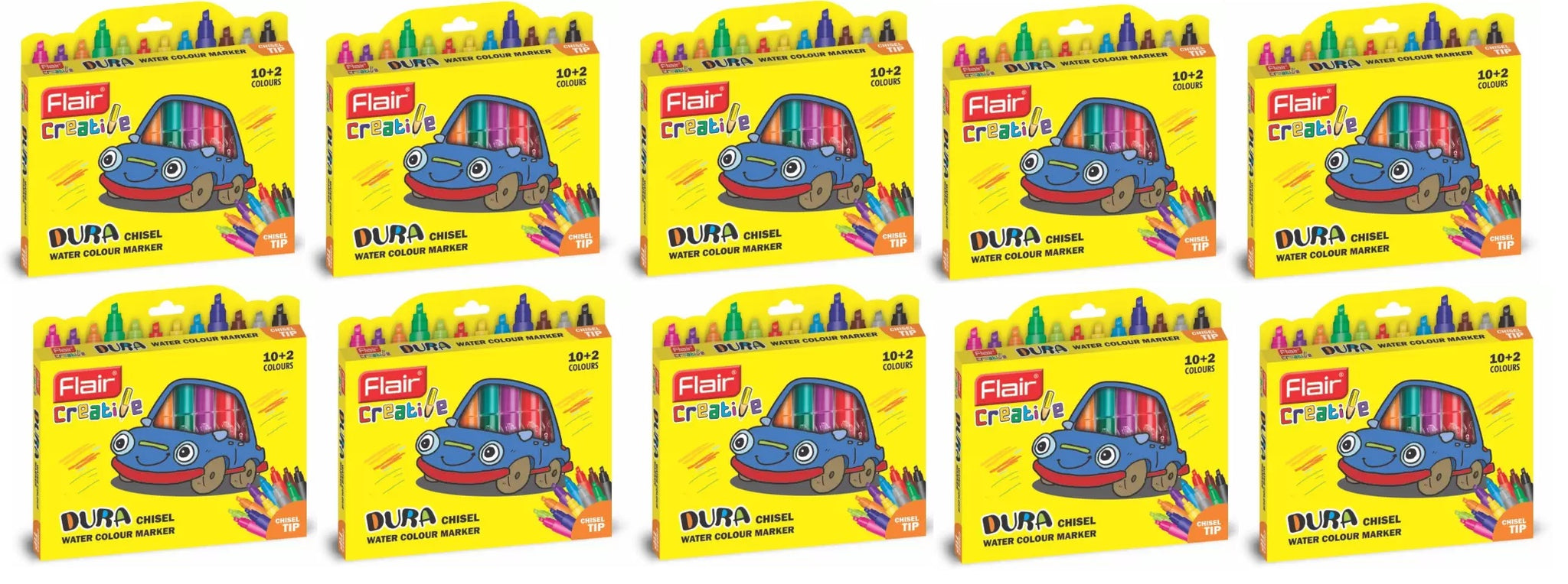 FLAIR DURA CHISEL WATERCOLOUR MARKER – SEEMKART.COM